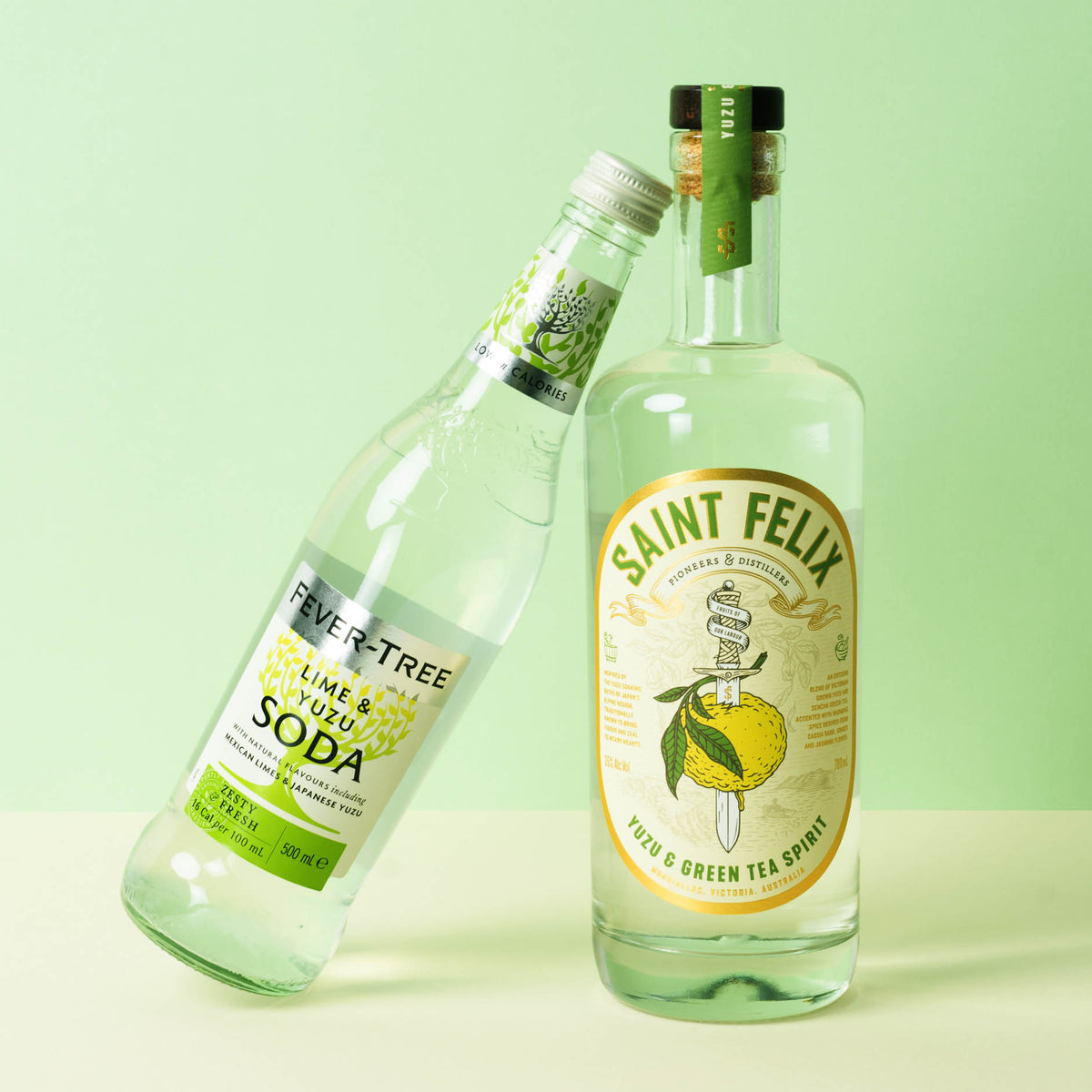 Yuzu & Green Tea Spirit x Fever-Tree Lime & Yuzu Soda – Saint Felix Distillery